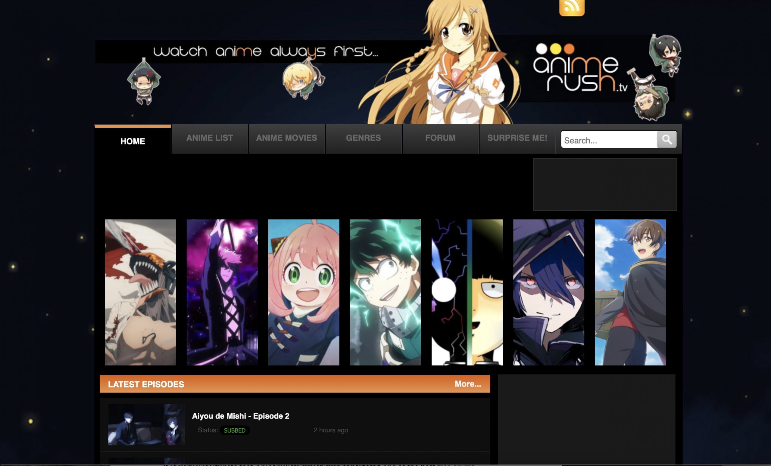 Animesuge Website Animesuge Website